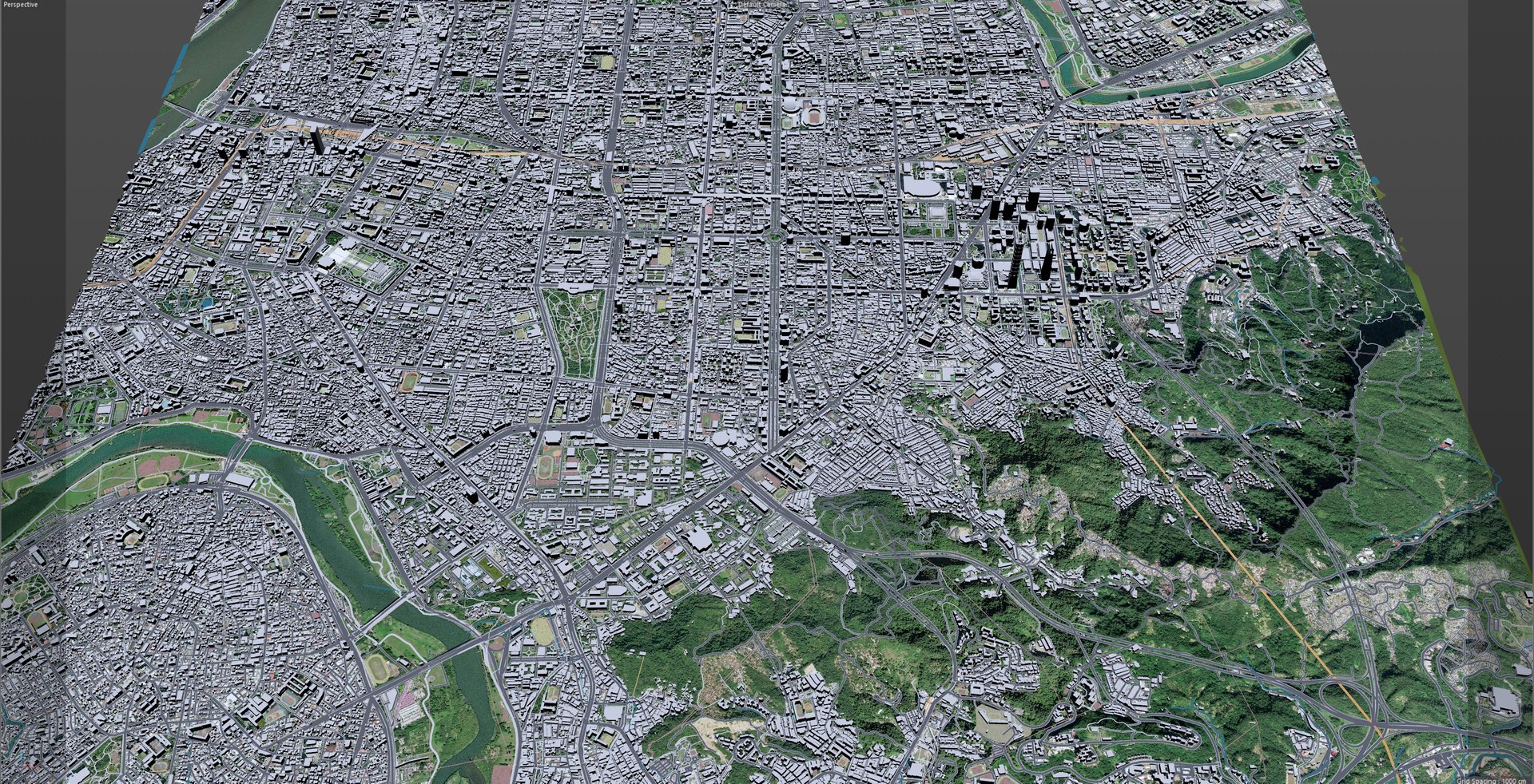 Taipei Downtown Taiwan 3D Model - TurboSquid 1989953