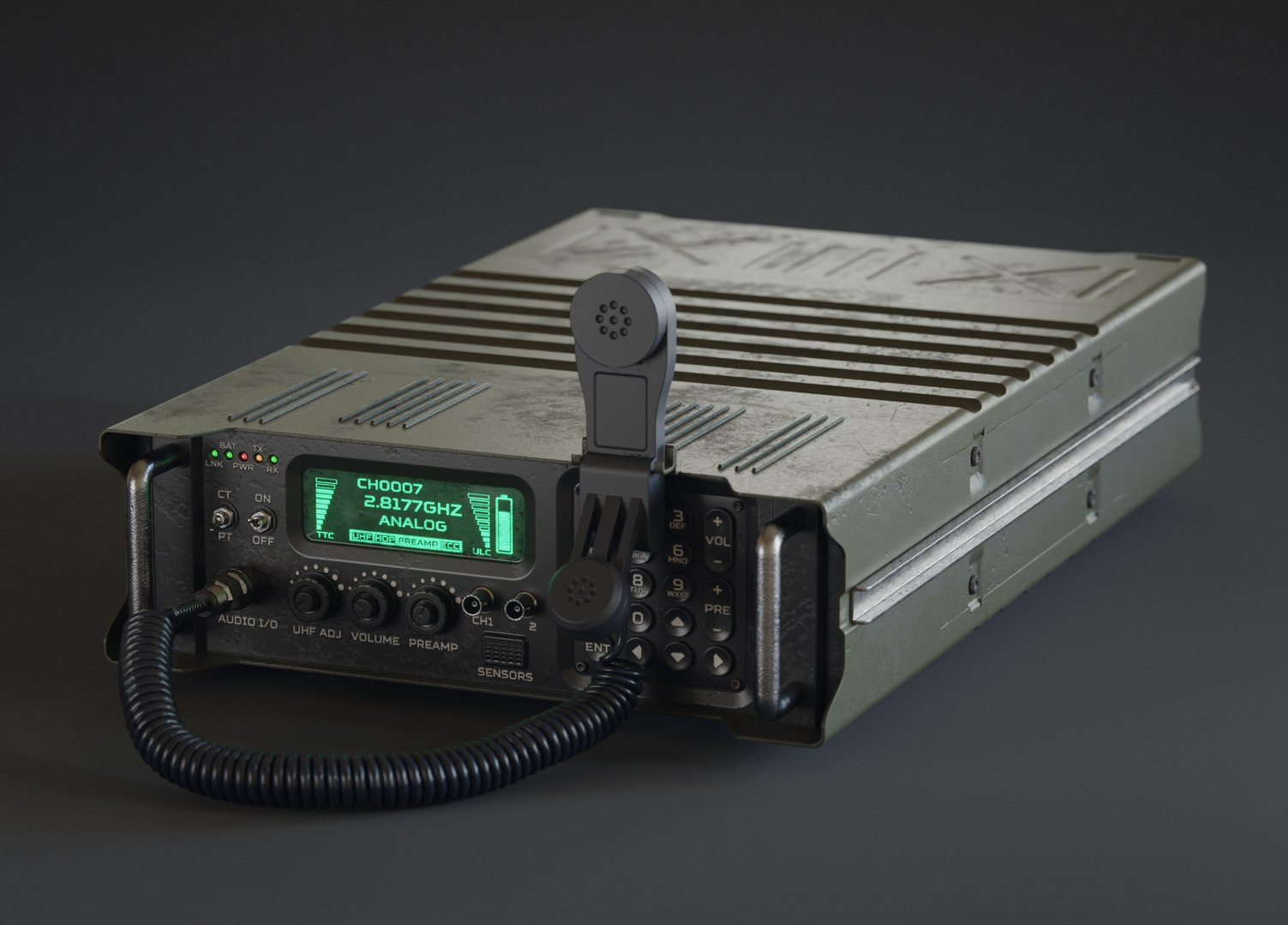 Military Radio 3D Model - TurboSquid 1760476