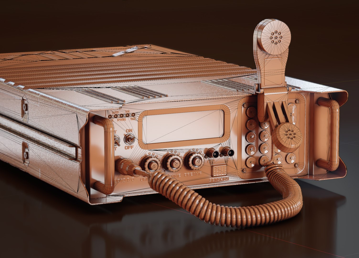 Military Radio 3D Model - TurboSquid 1760476