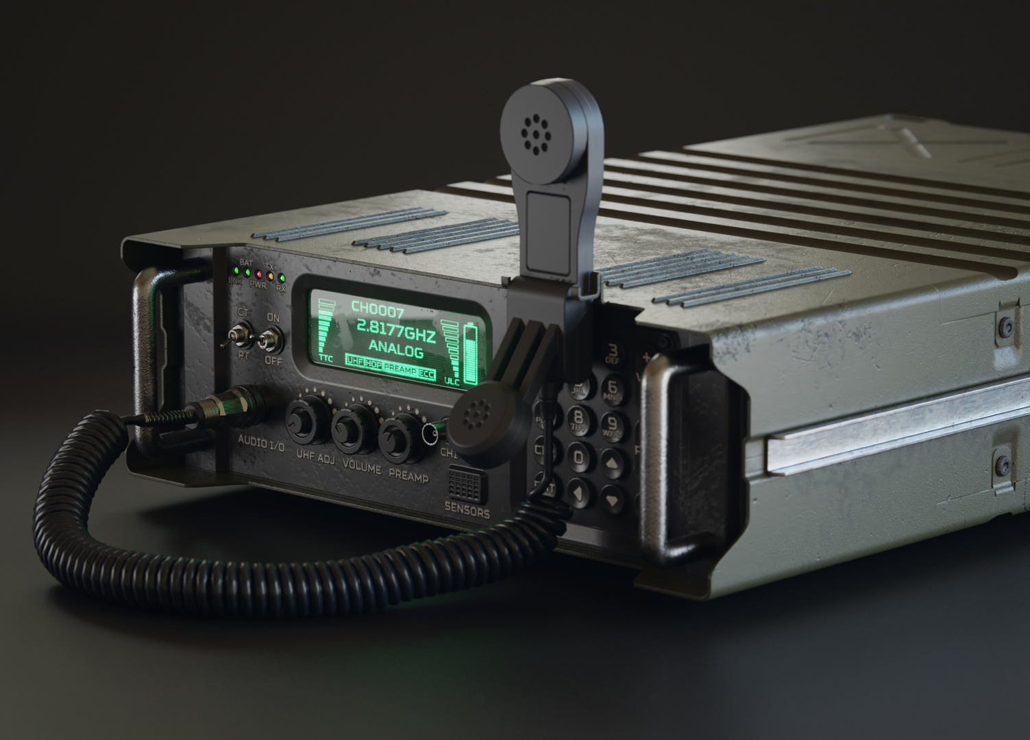 Military Radio 3D model - TurboSquid 1760476