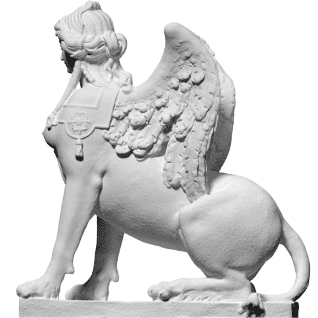 Free Scan Sphinx 3d Model