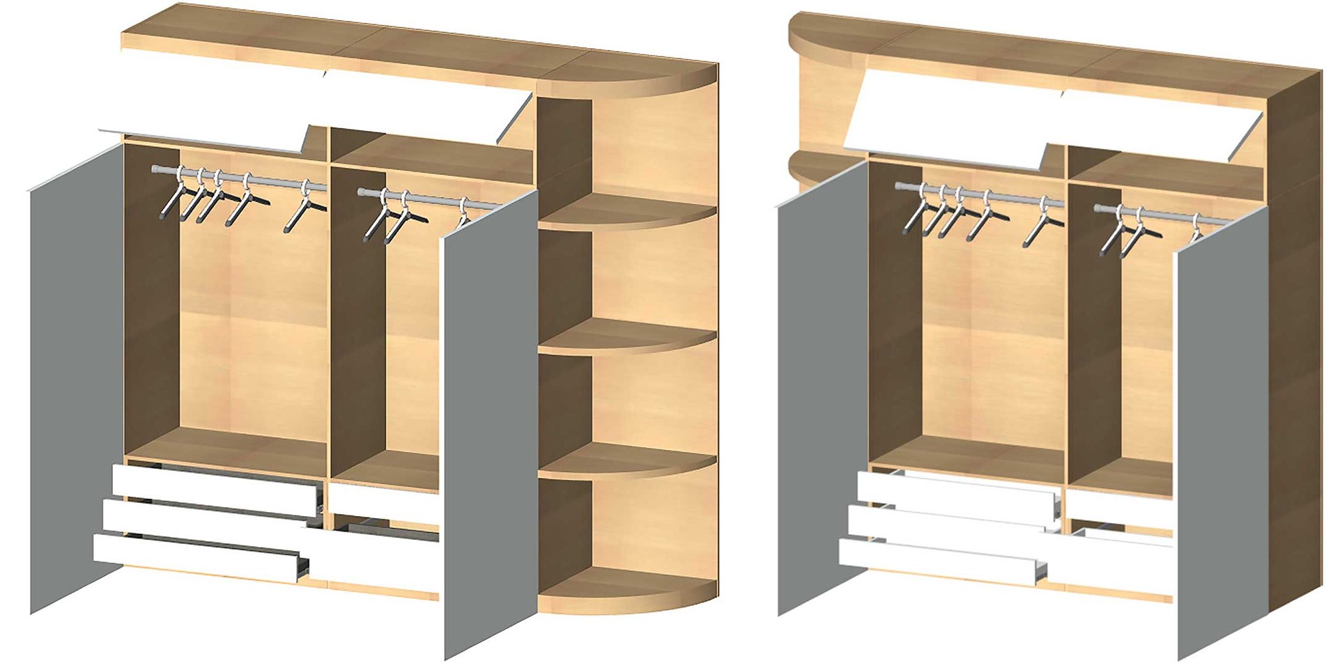 Closet Plus Decor Cabinet 3D - TurboSquid 2126202