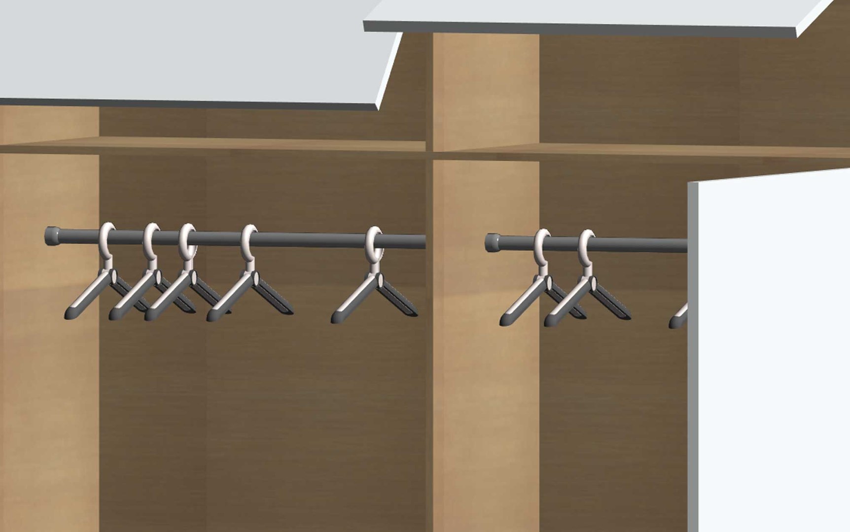 Closet Plus Decor Cabinet 3D - TurboSquid 2126202