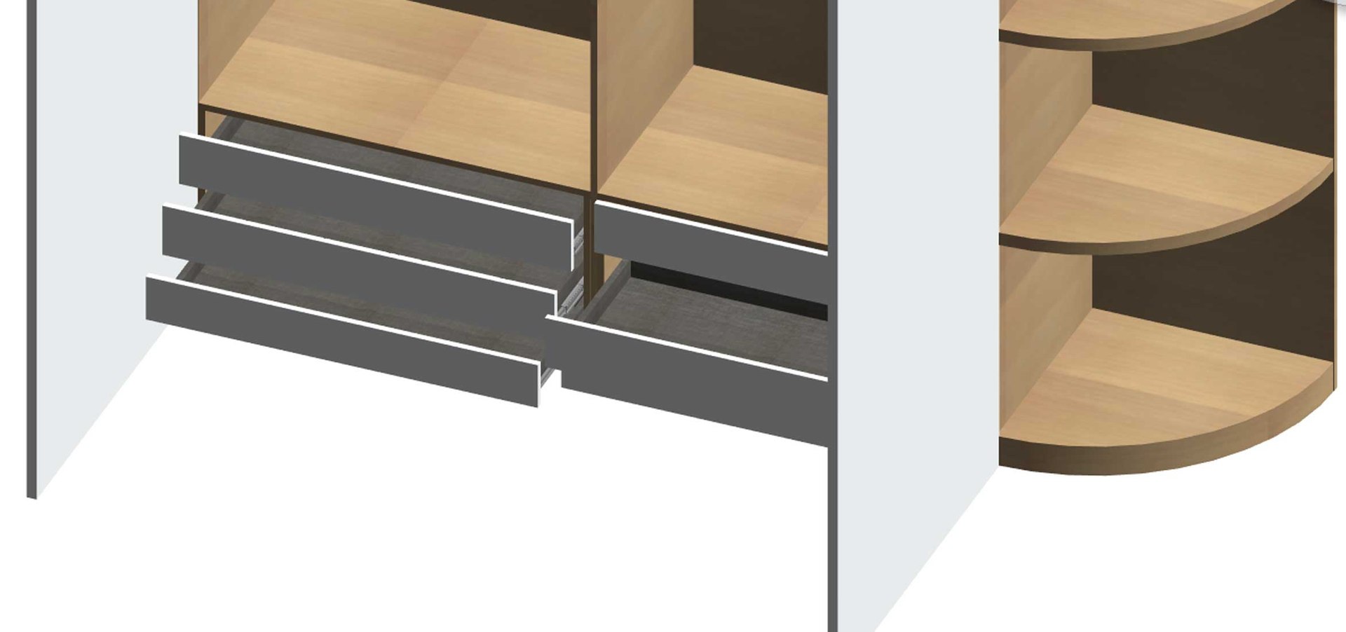 Closet Plus Decor Cabinet 3D - TurboSquid 2126202