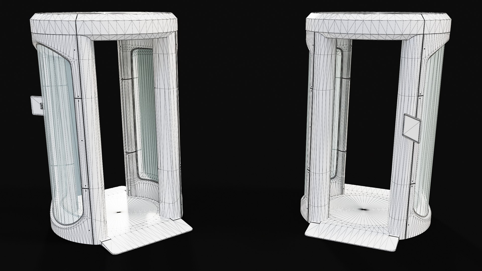 Airport Full Body Scanner - PBR Game Ready 3D Model - TurboSquid 2134769