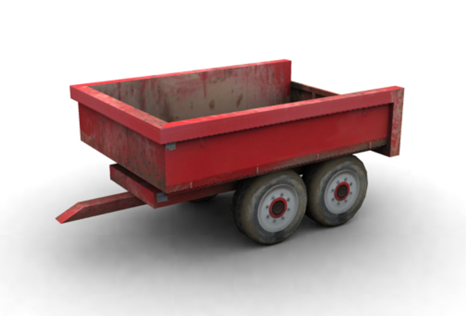 3d model of trailer industry