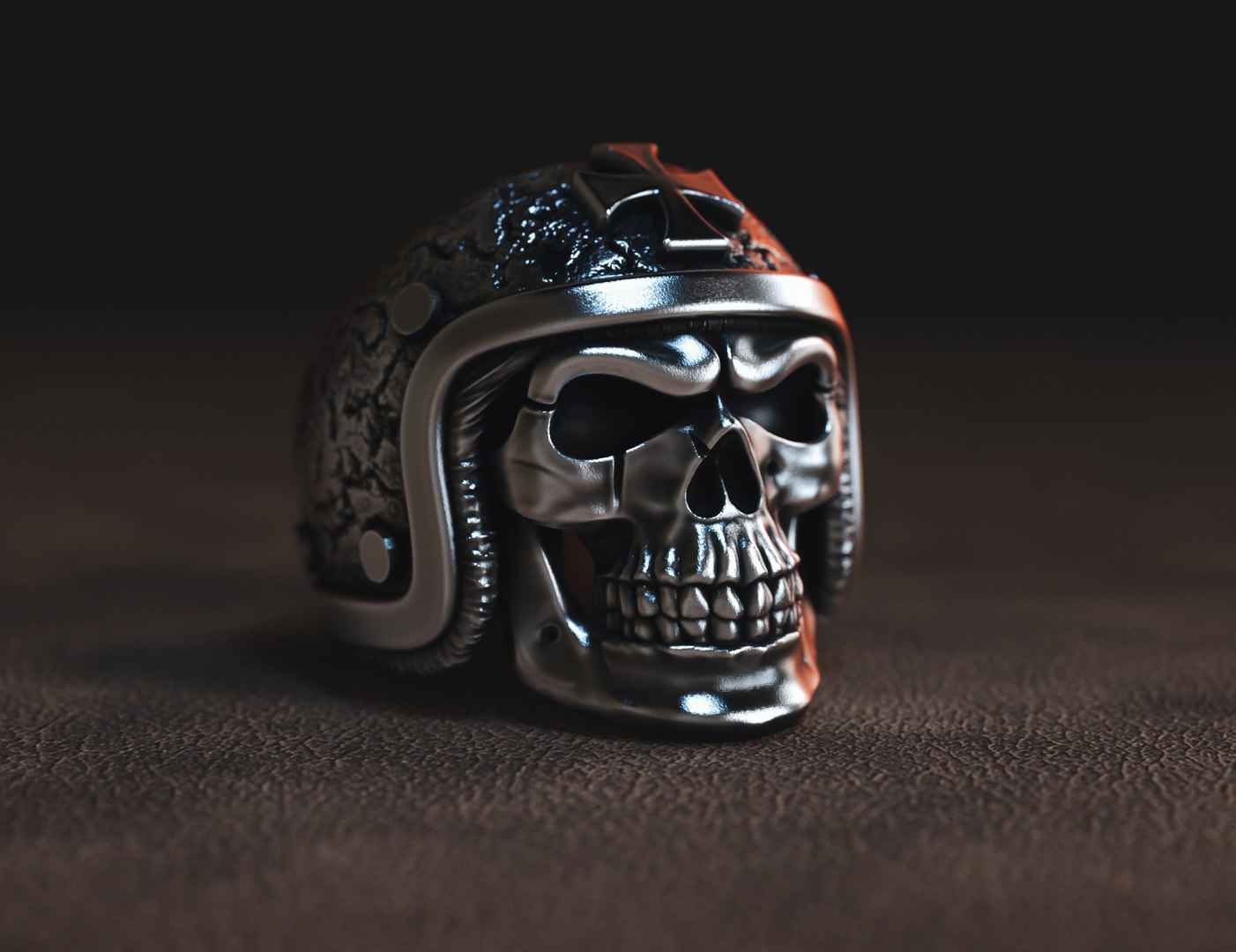 3D Jewellery Ring Skull Hard Hat Model - TurboSquid 1572620