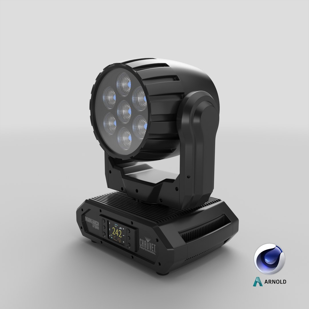 3D Detailed Stage Light 03 - TurboSquid 2106434