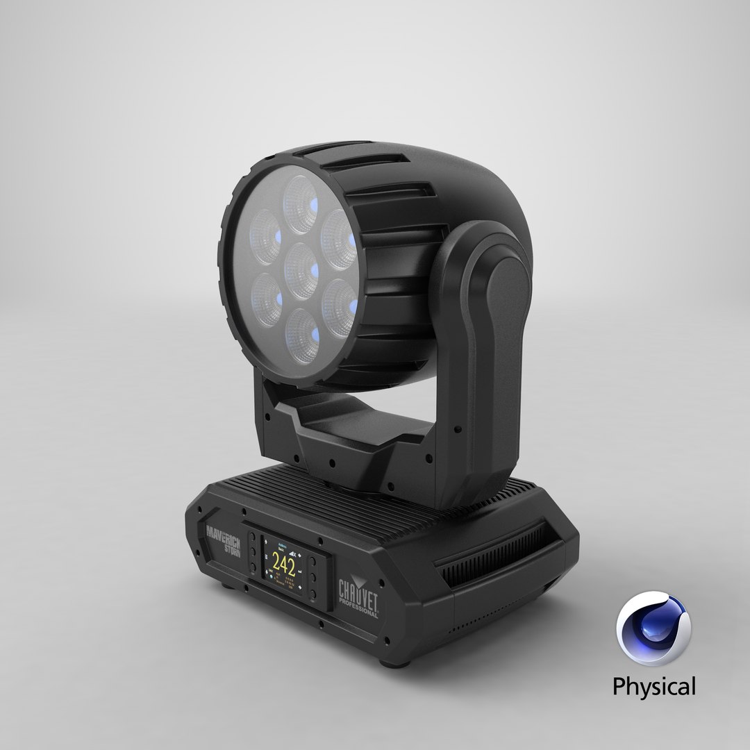 3D Detailed Stage Light 03 - TurboSquid 2106434