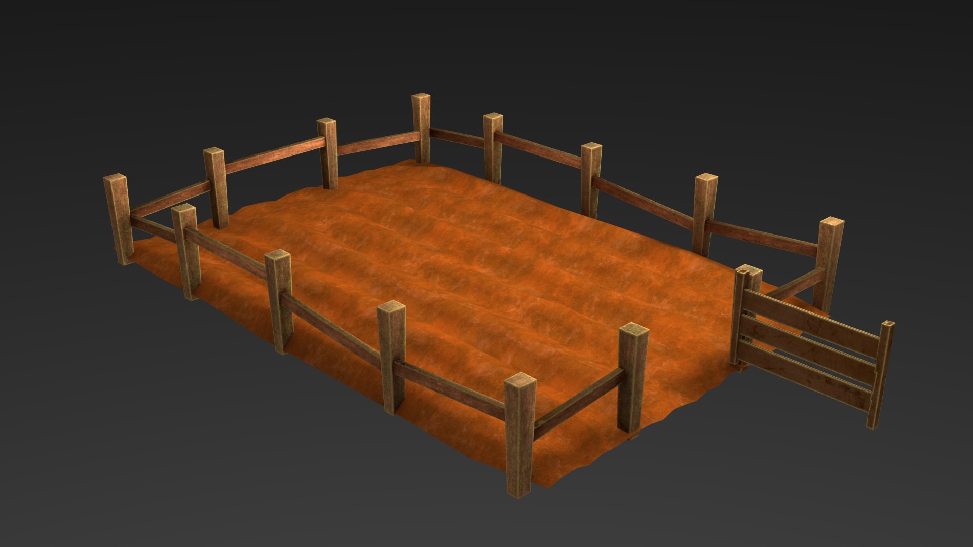 3D Cartoon Field Lowpoly Model - TurboSquid 1987536