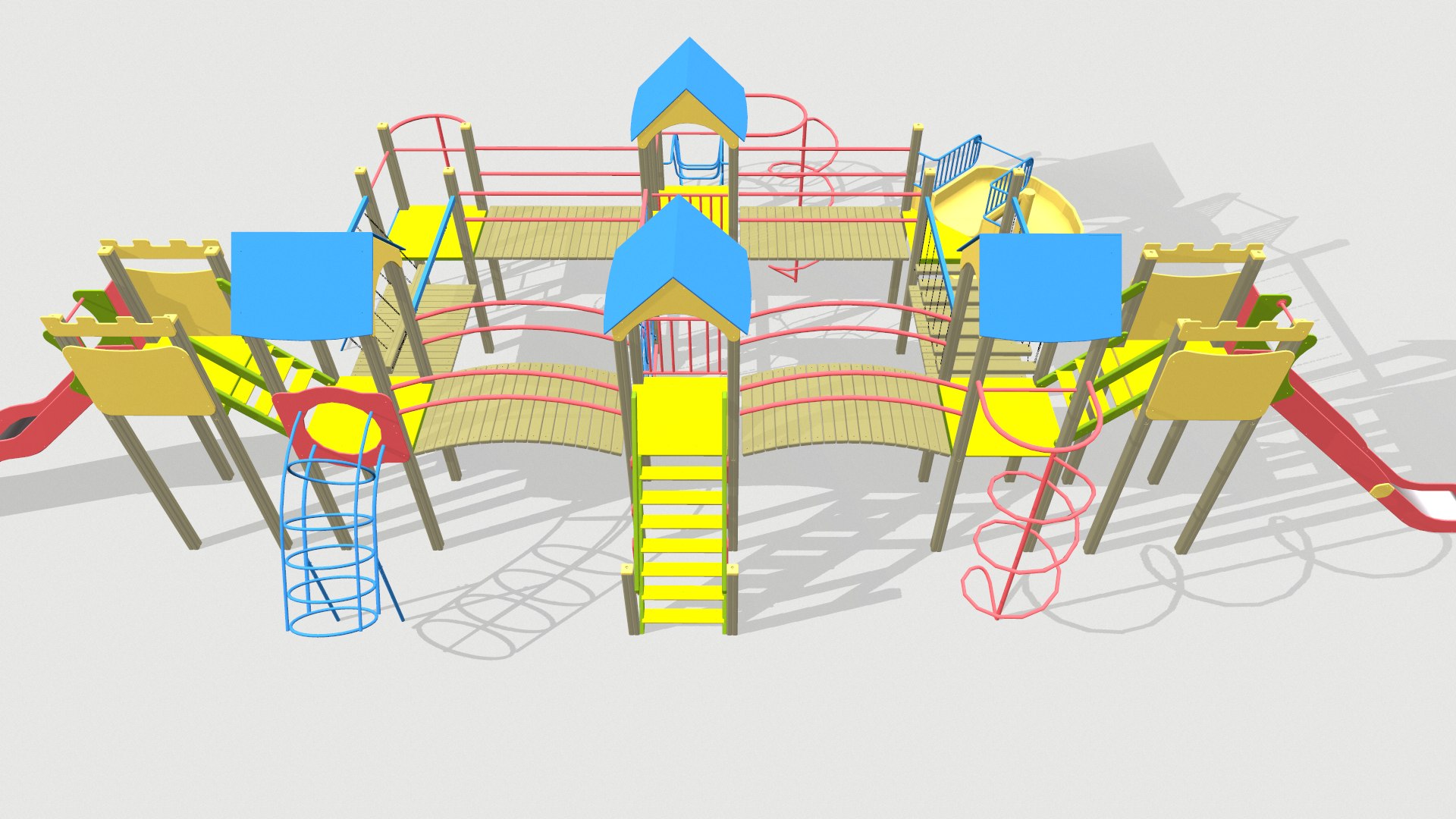 Playground for kids model - TurboSquid 2168684