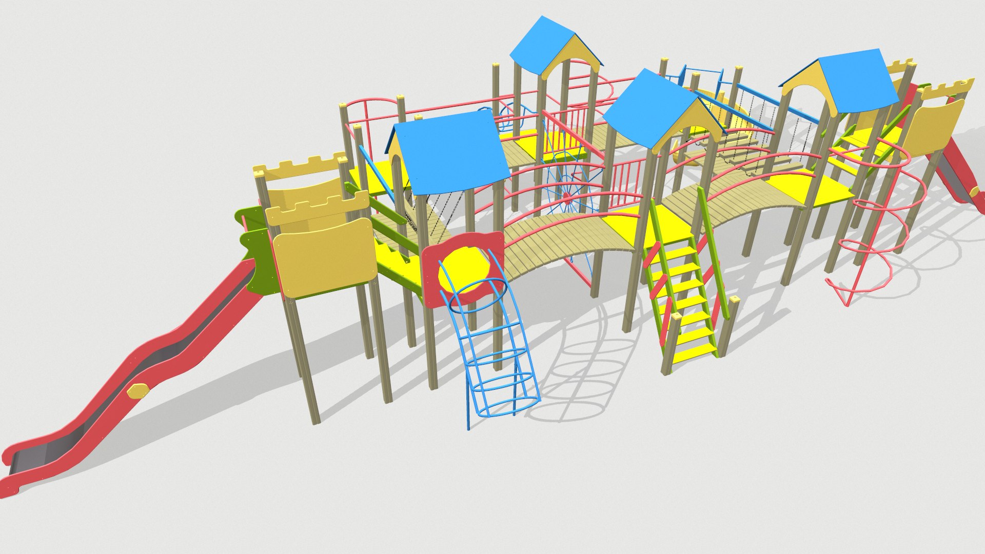 Playground for kids model - TurboSquid 2168684