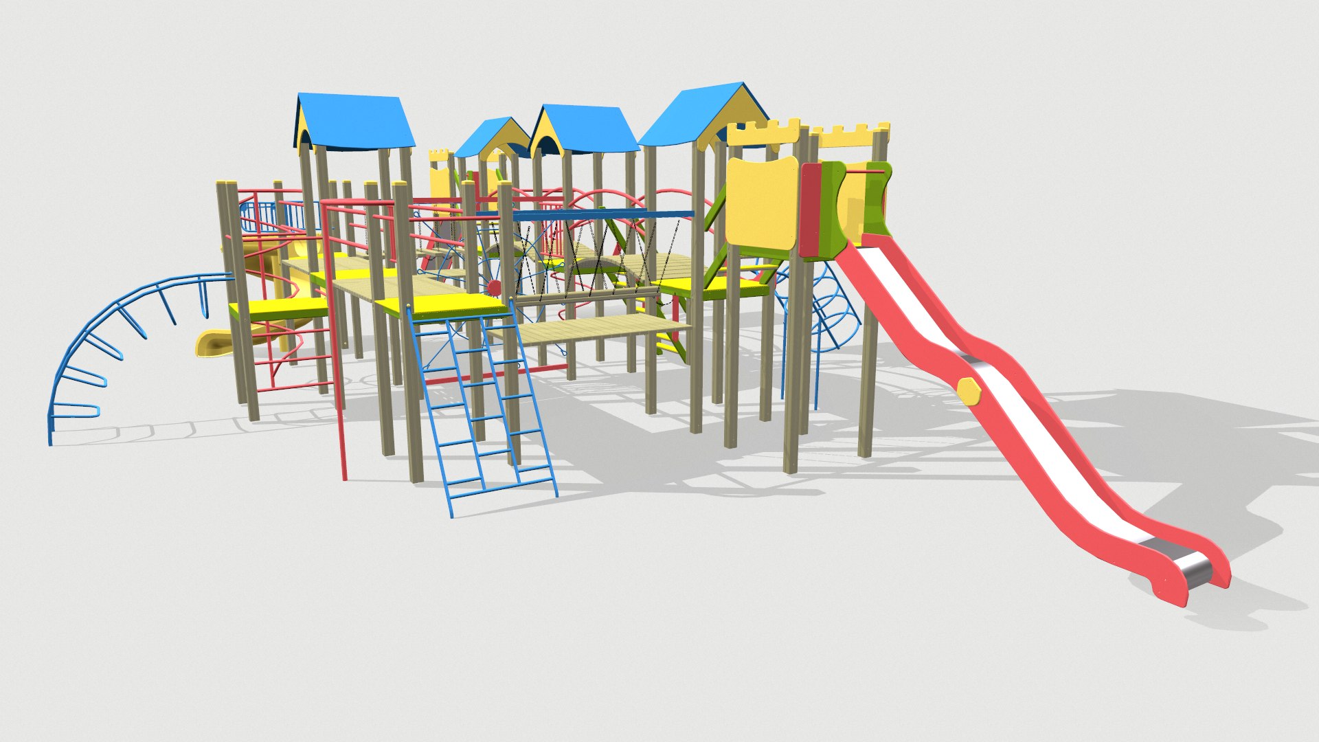 Playground for kids model - TurboSquid 2168684