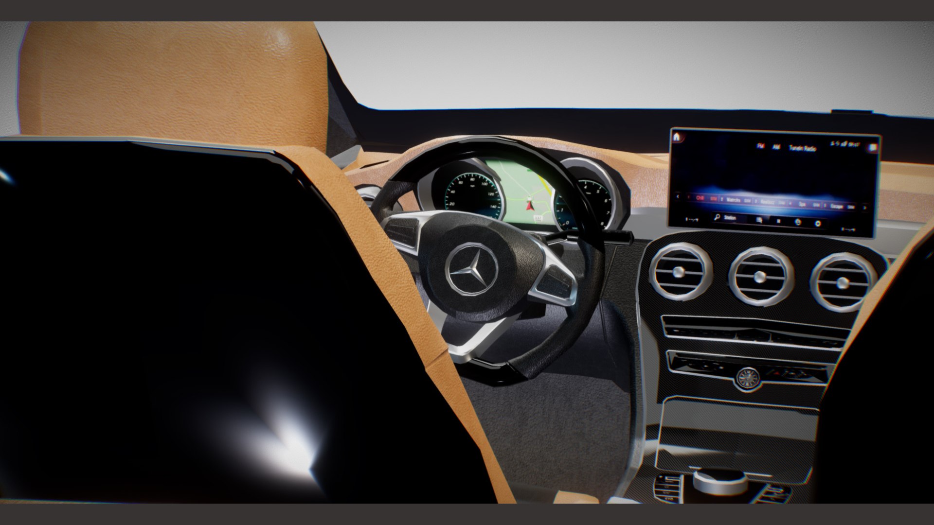 3D mercedes-benz-gle-interior - TurboSquid 1779066