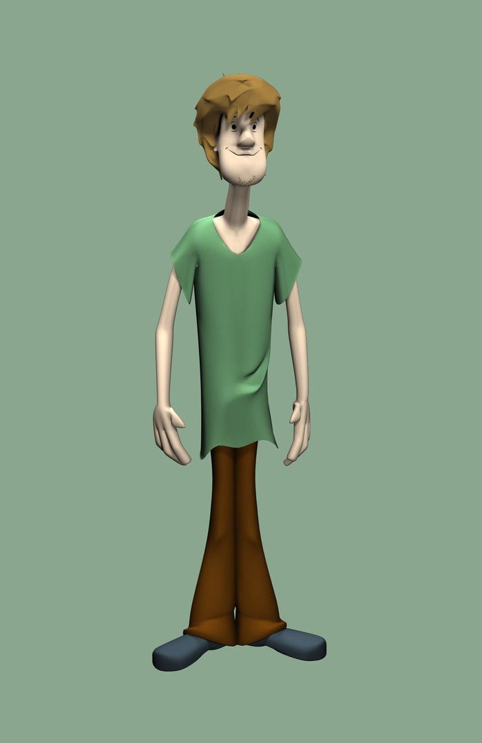 3d Model Shaggy Scooby Doo