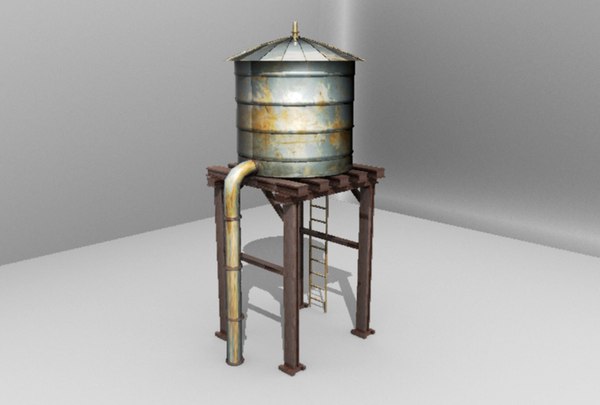 3d model water tower