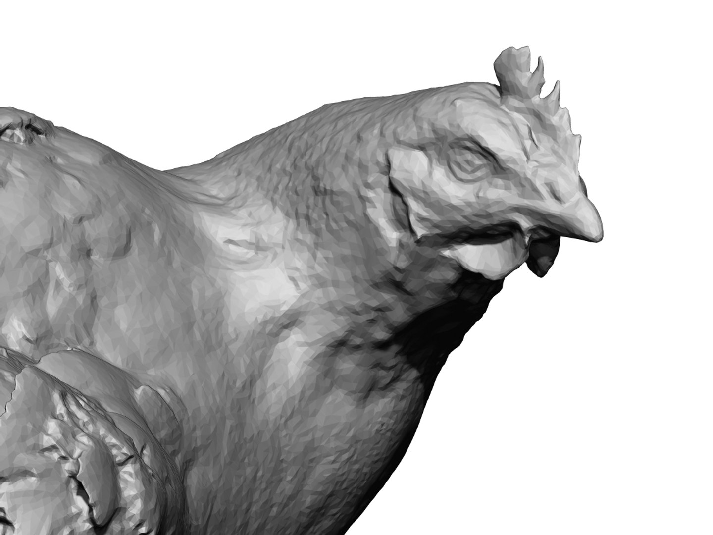 3D Model Real Chicken Scanned - TurboSquid 1387039