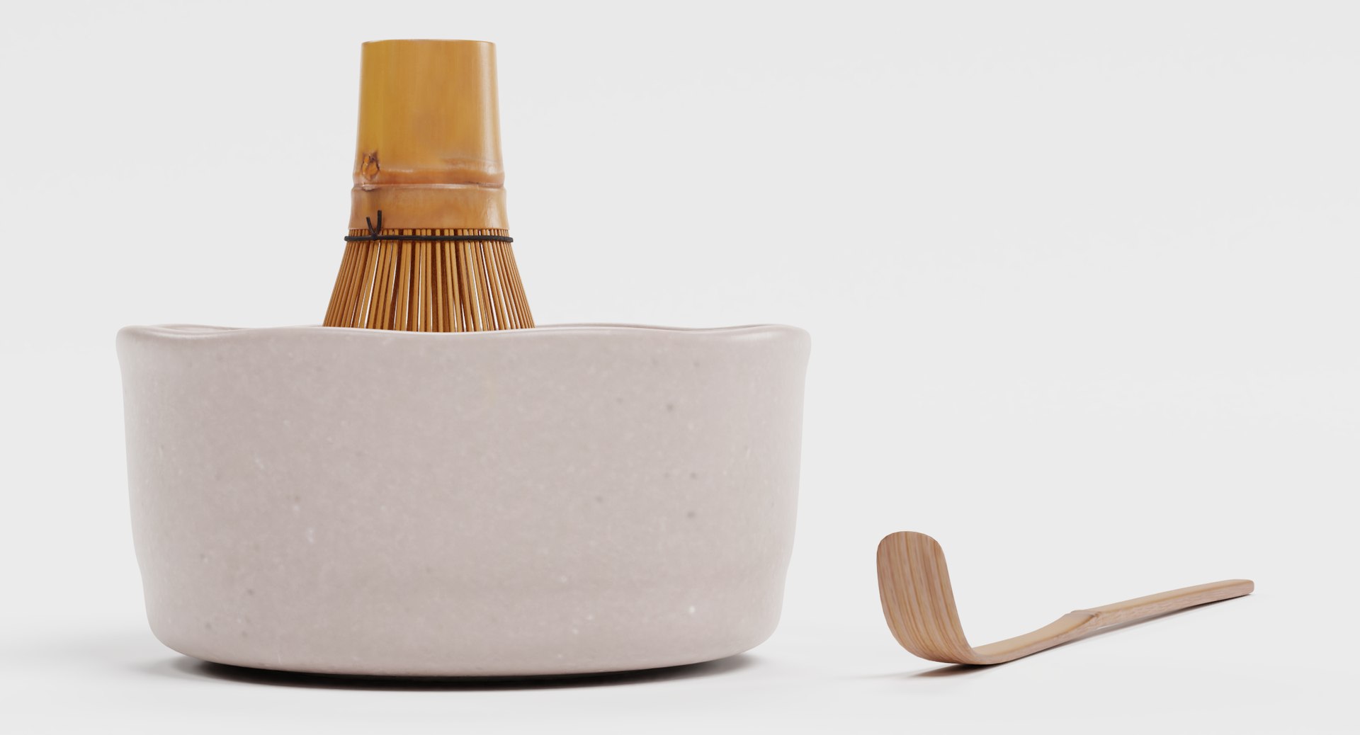 Matcha tea set 3D model - TurboSquid 1367988