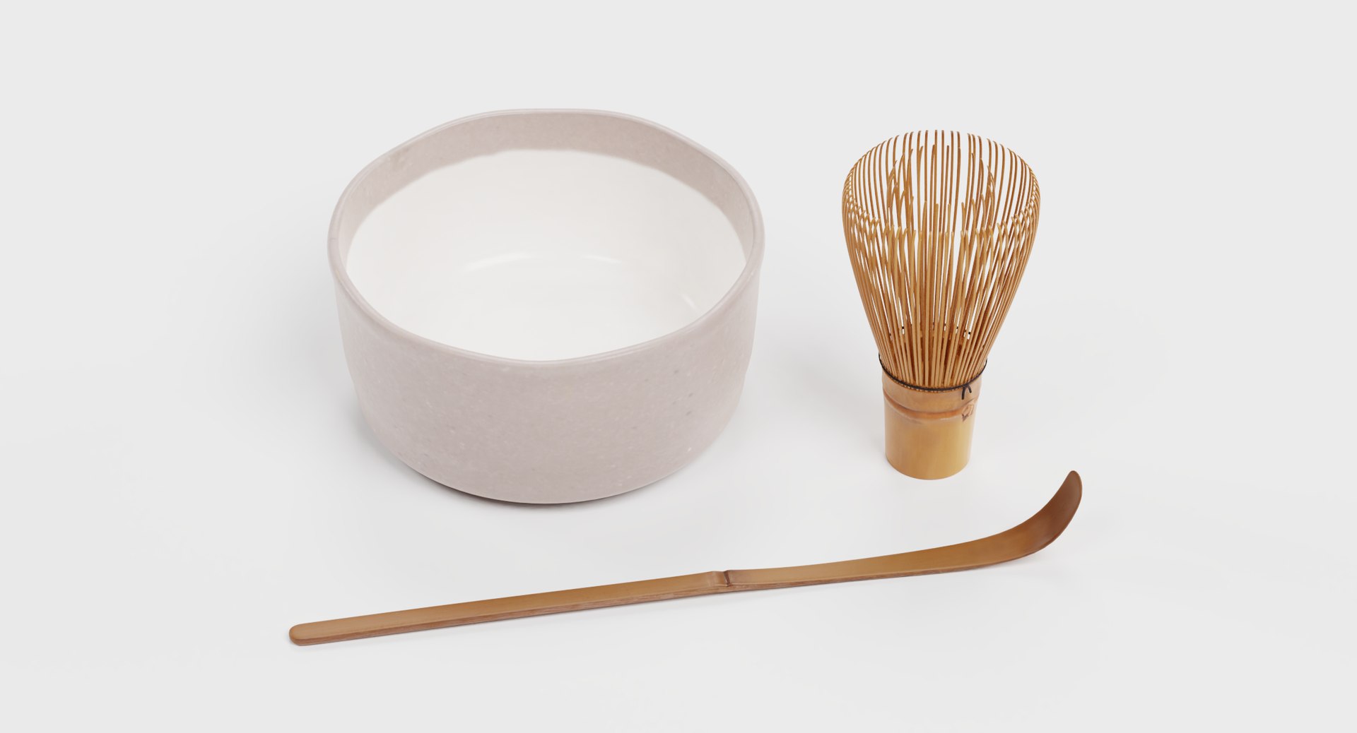 Matcha tea set 3D model - TurboSquid 1367988