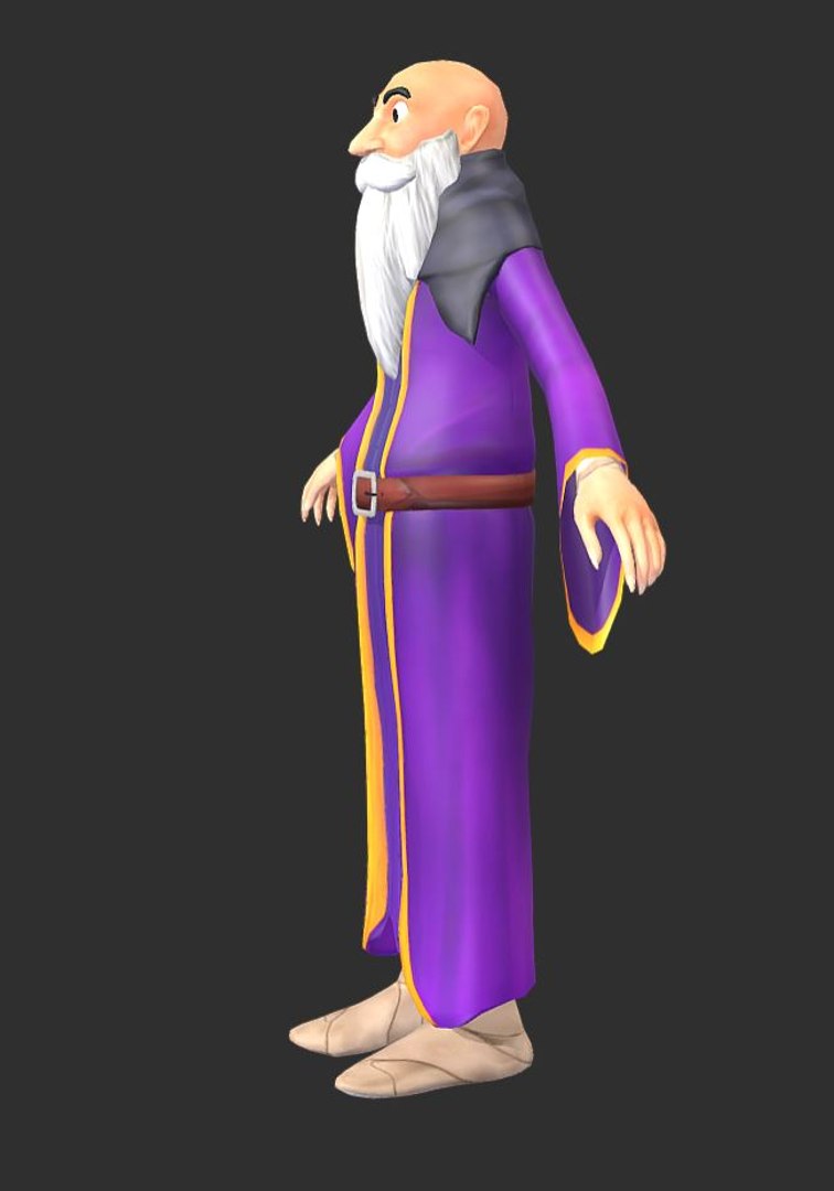 3D Wizard Fantasy Ai - TurboSquid 1292582