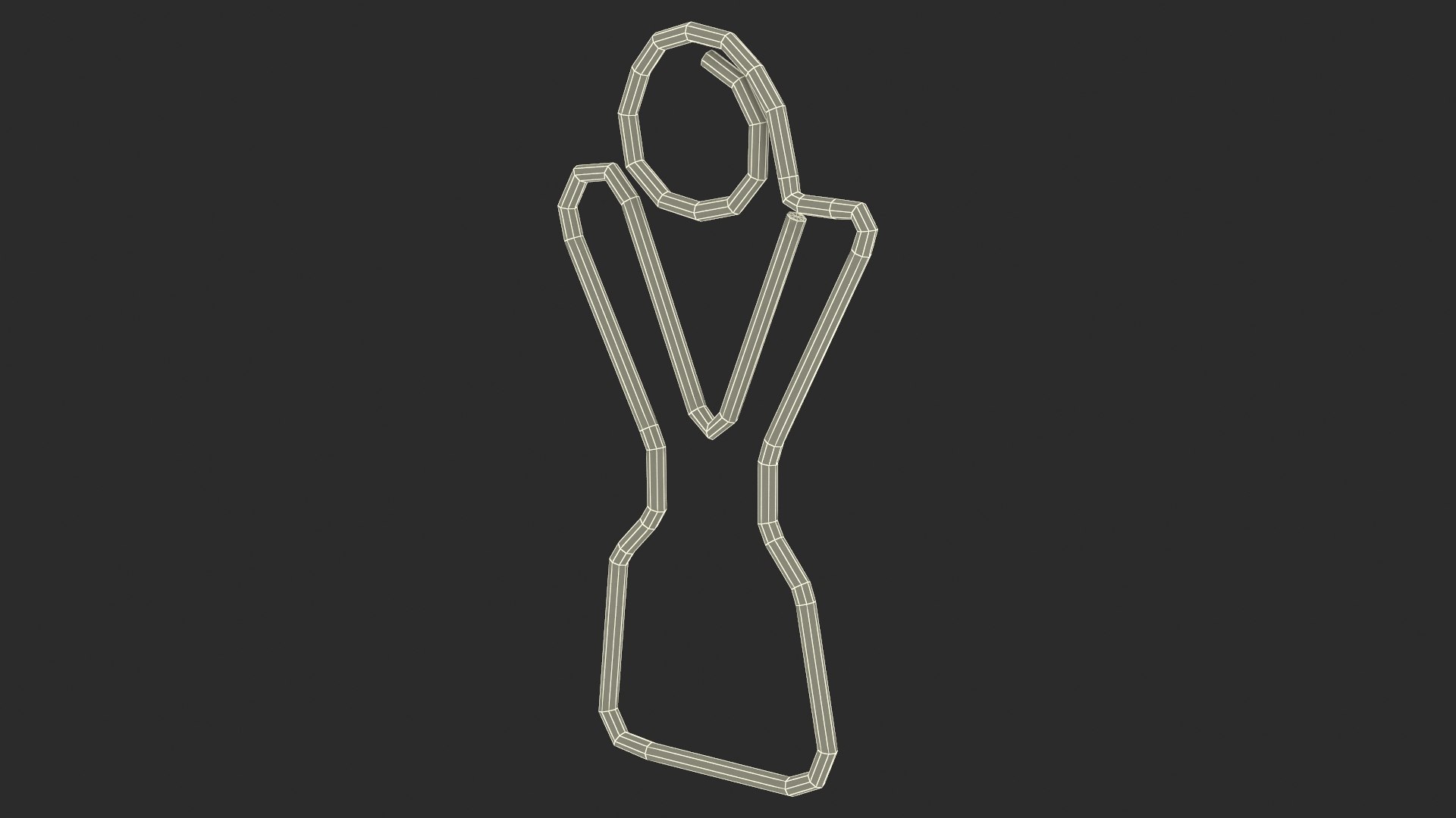 Slingshot Shaped Paper Clip 3D Model - TurboSquid 2191688
