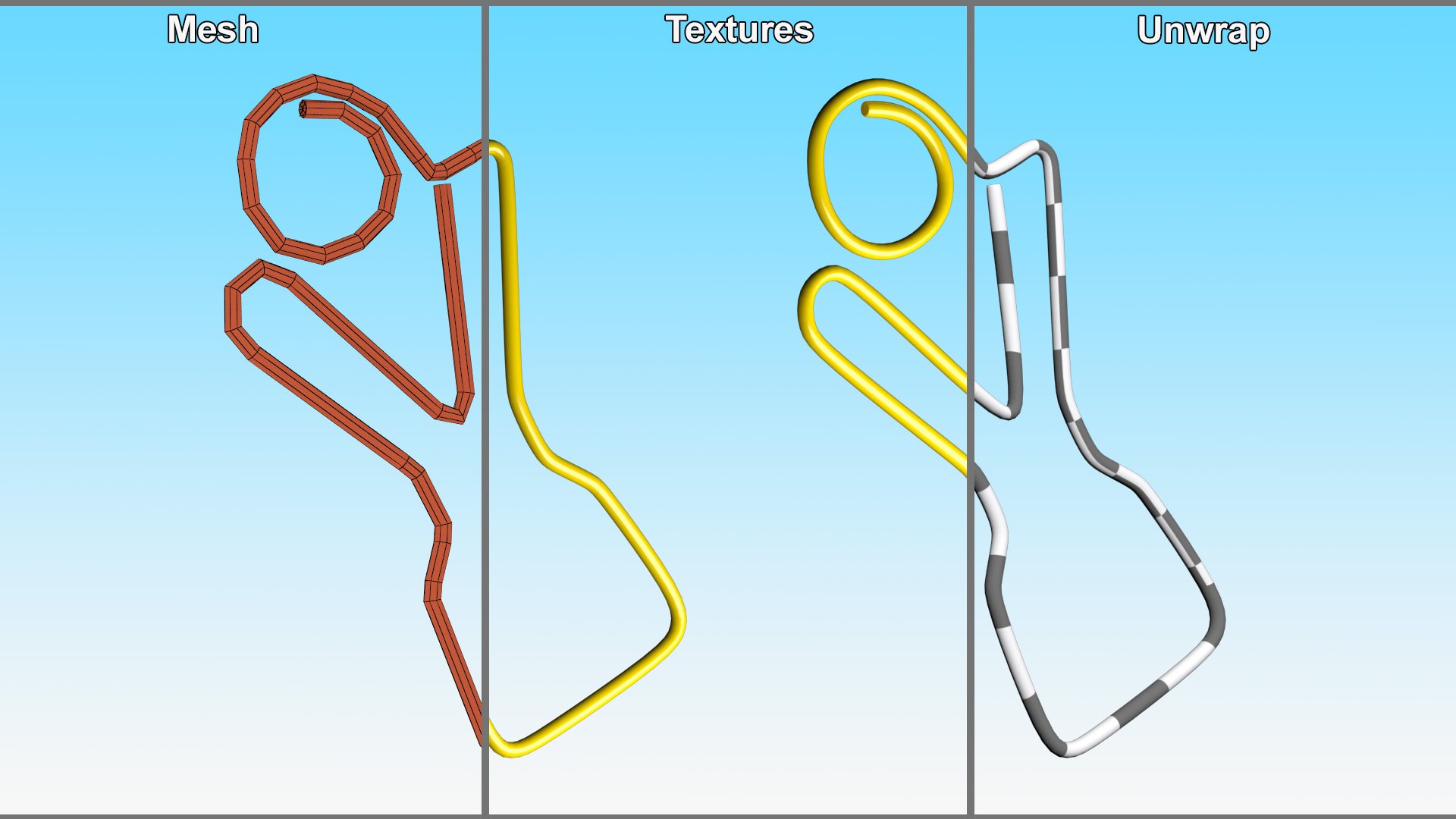 Slingshot Shaped Paper Clip 3D Model - TurboSquid 2191688
