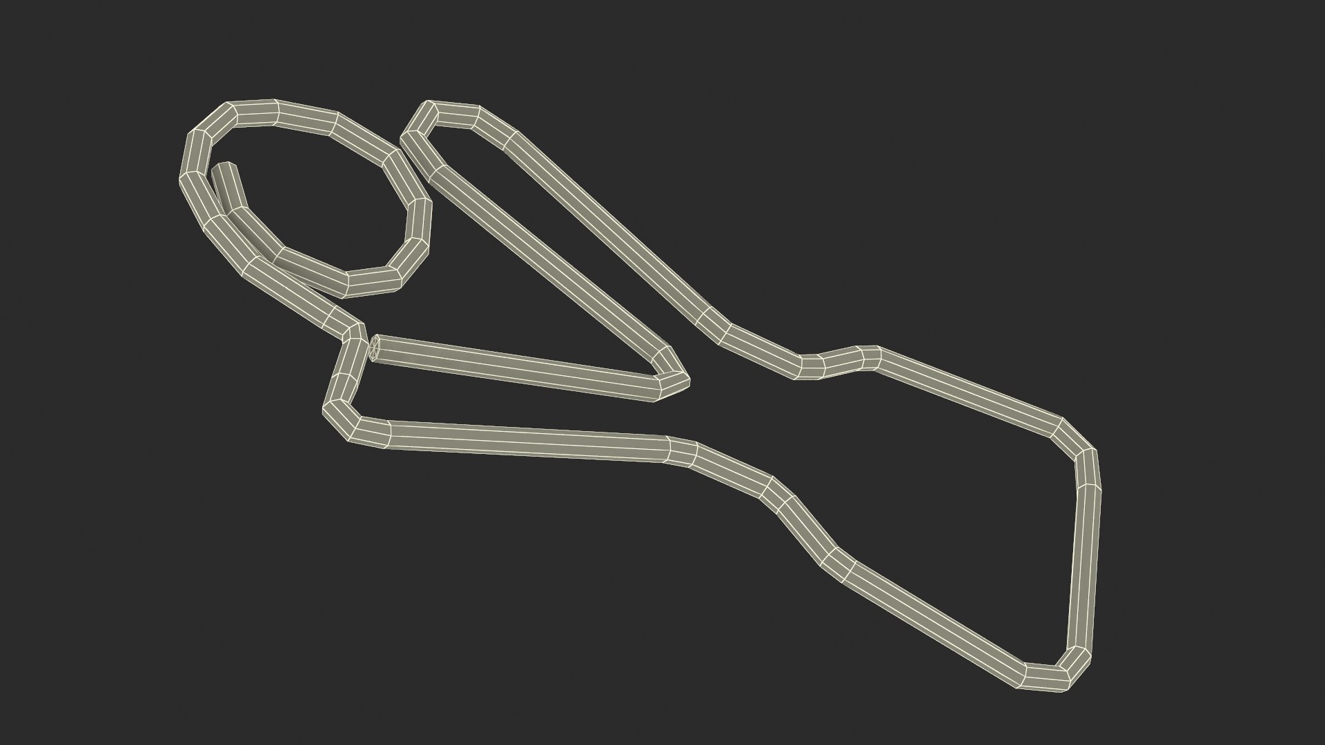 Slingshot Shaped Paper Clip 3D Model - TurboSquid 2191688