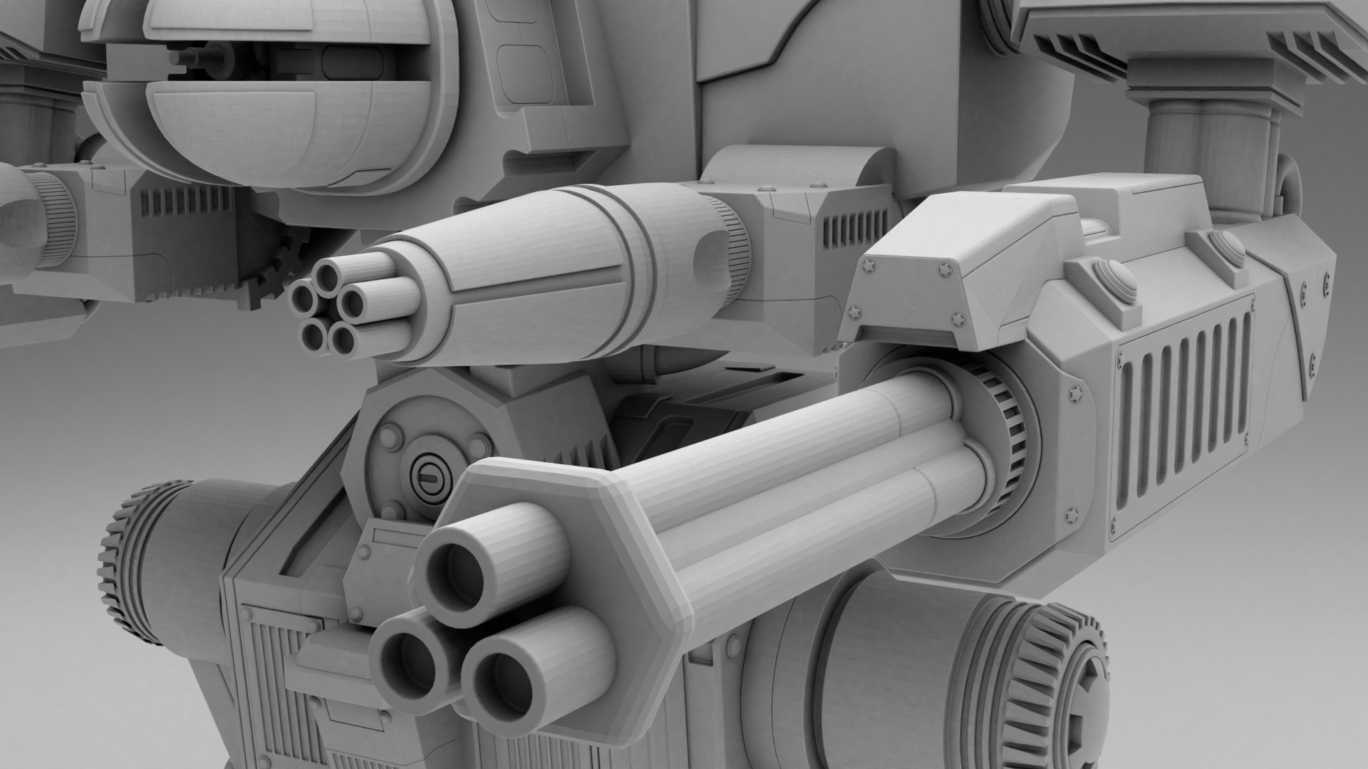 Robot gun model - TurboSquid 1668528