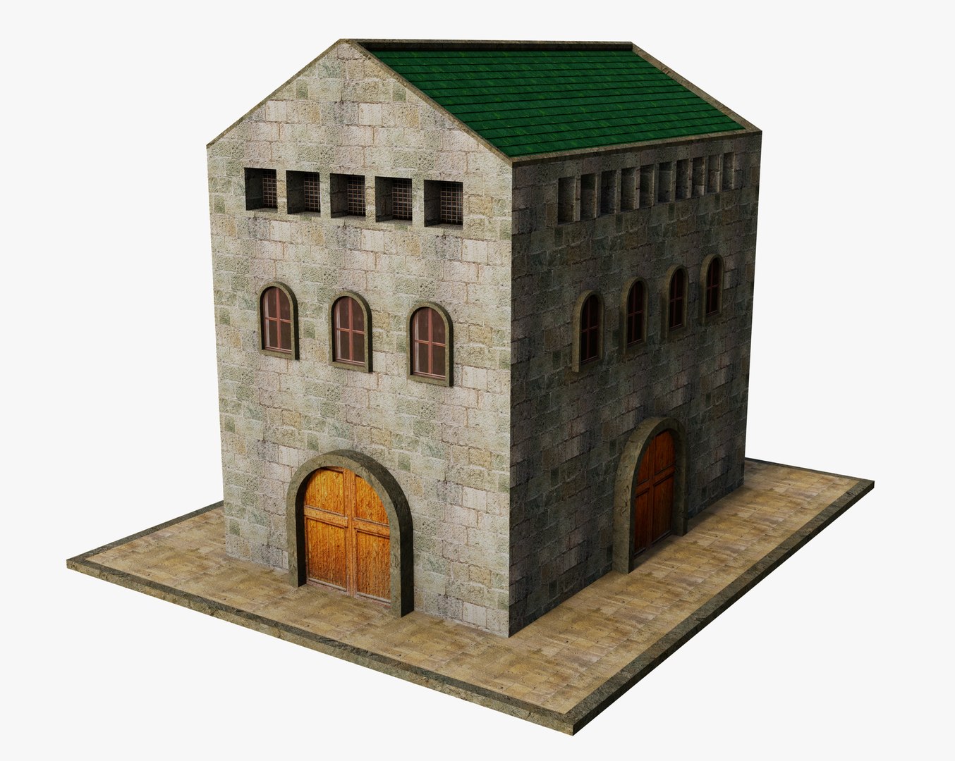 Free Ancient Pier Building V3 Model - TurboSquid 2379837