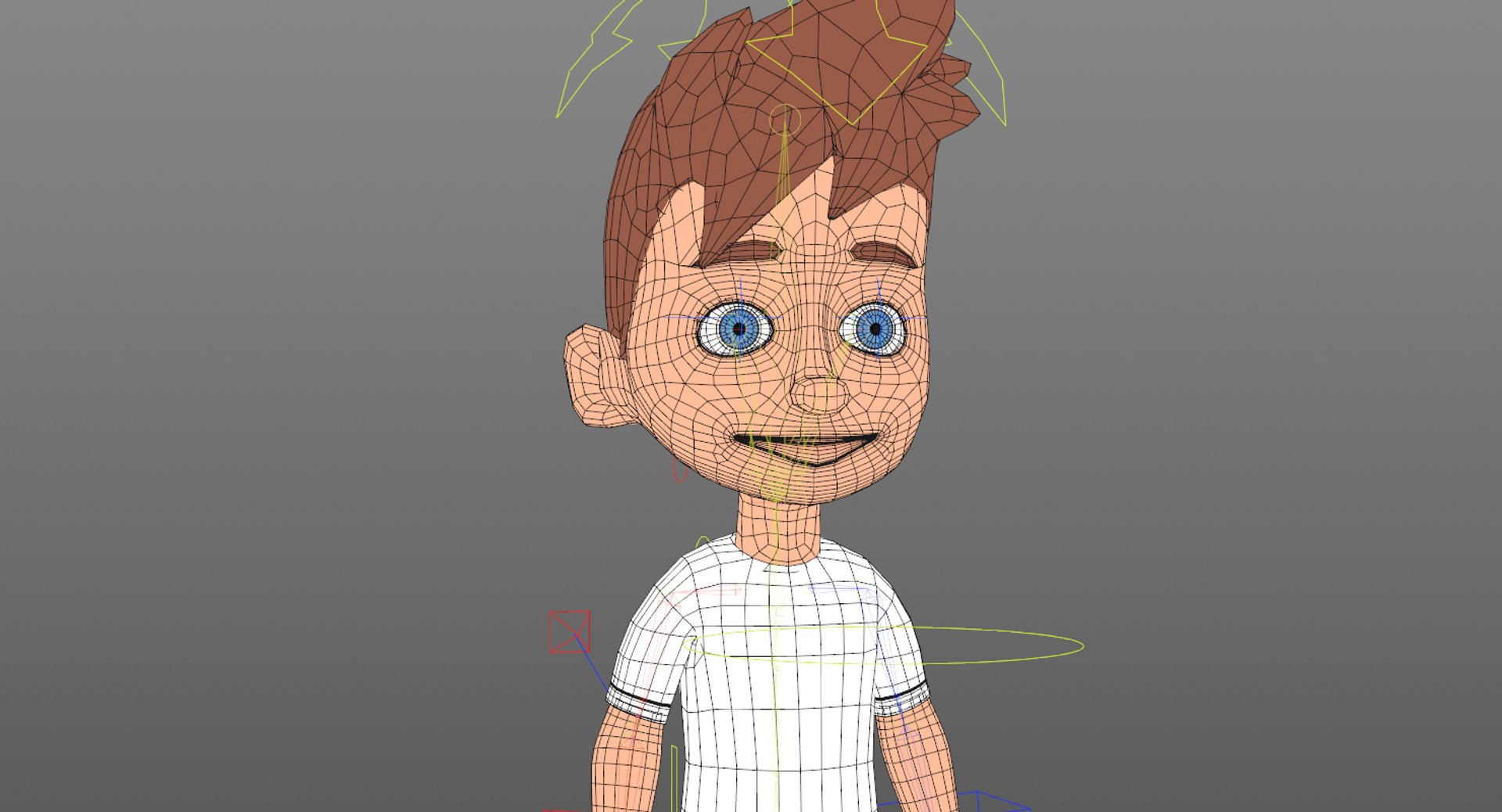 3d Model Stylized Character Rigged