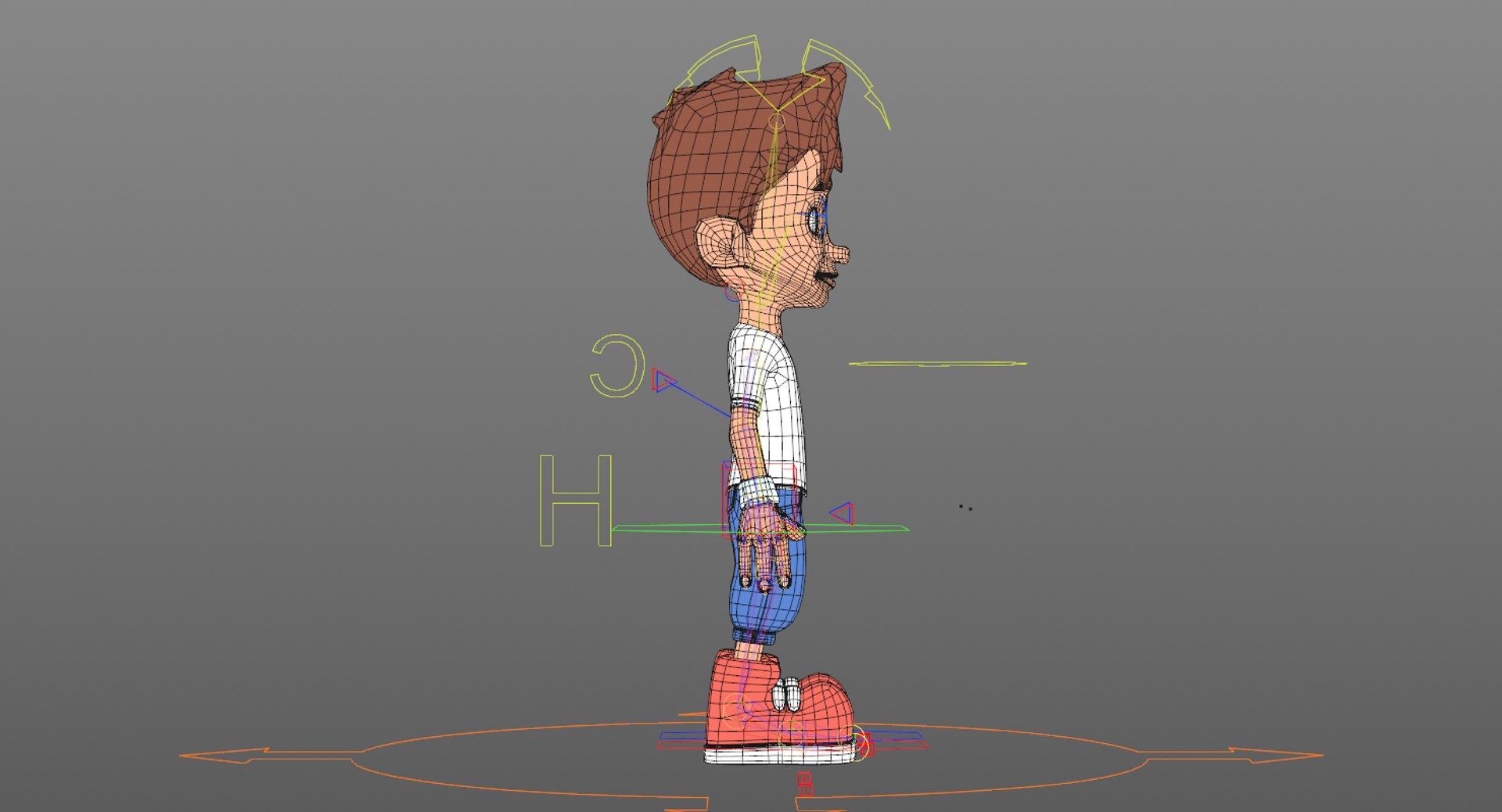 3d Model Stylized Character Rigged