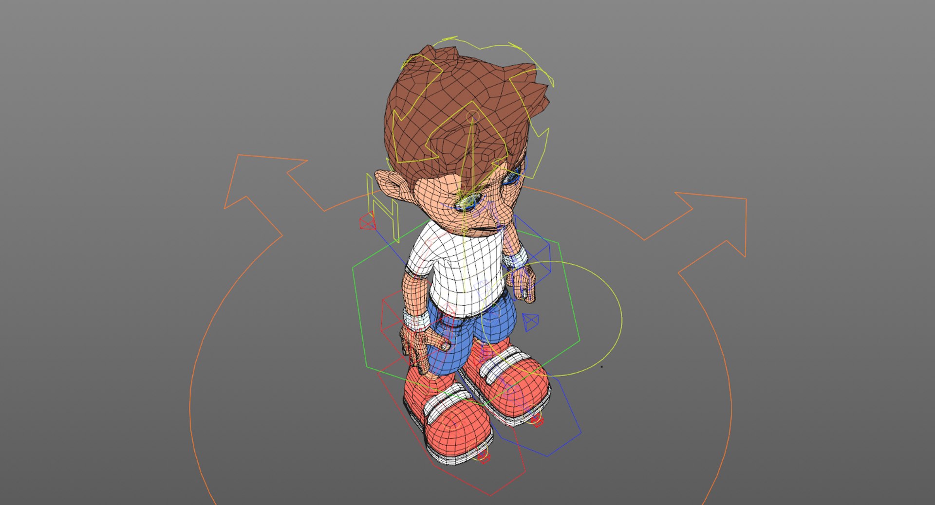 3d Model Stylized Character Rigged
