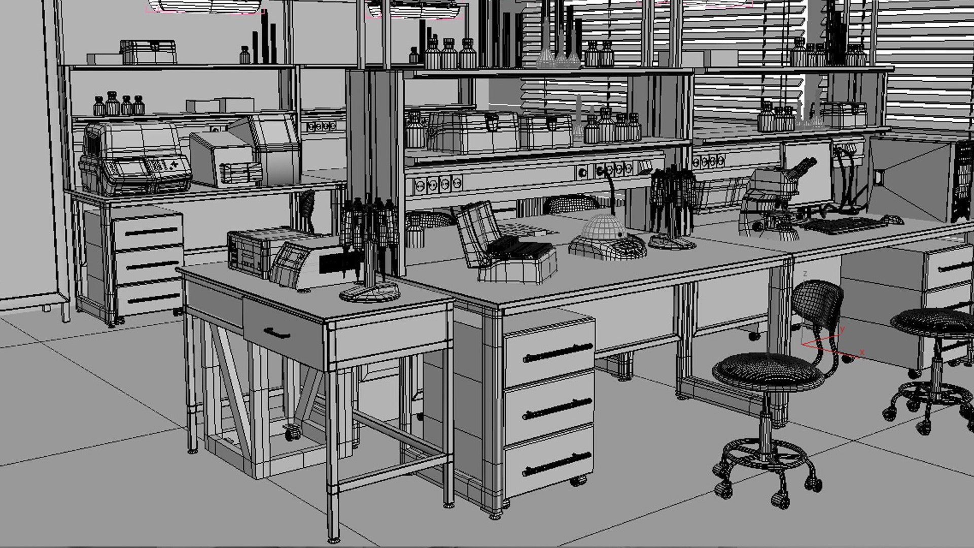 3D Chemist Laboratory Lab Model - TurboSquid 1553768