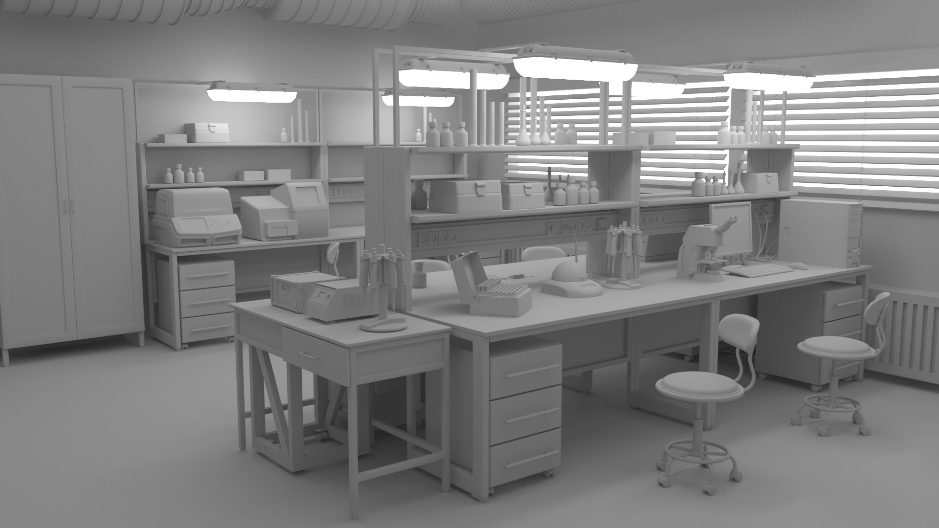 3D Chemist Laboratory Lab Model - TurboSquid 1553768