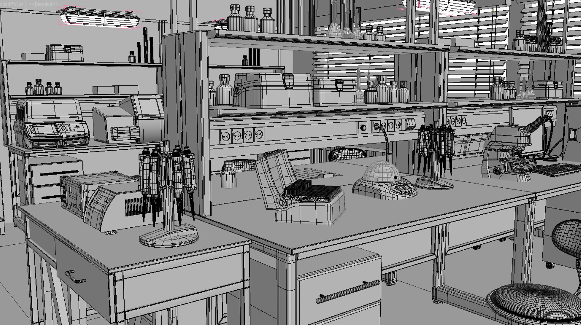 3D Chemist Laboratory Lab Model - TurboSquid 1553768