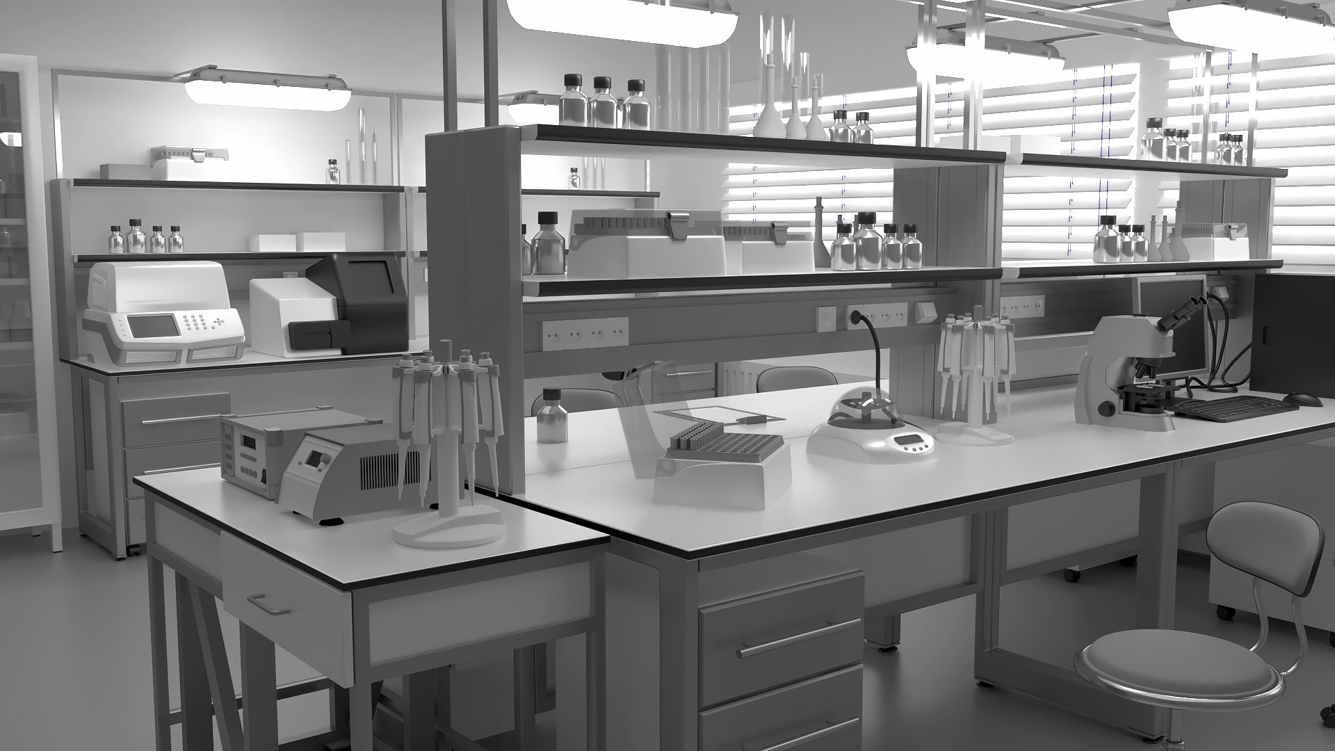 3D Chemist Laboratory Lab Model - TurboSquid 1553768
