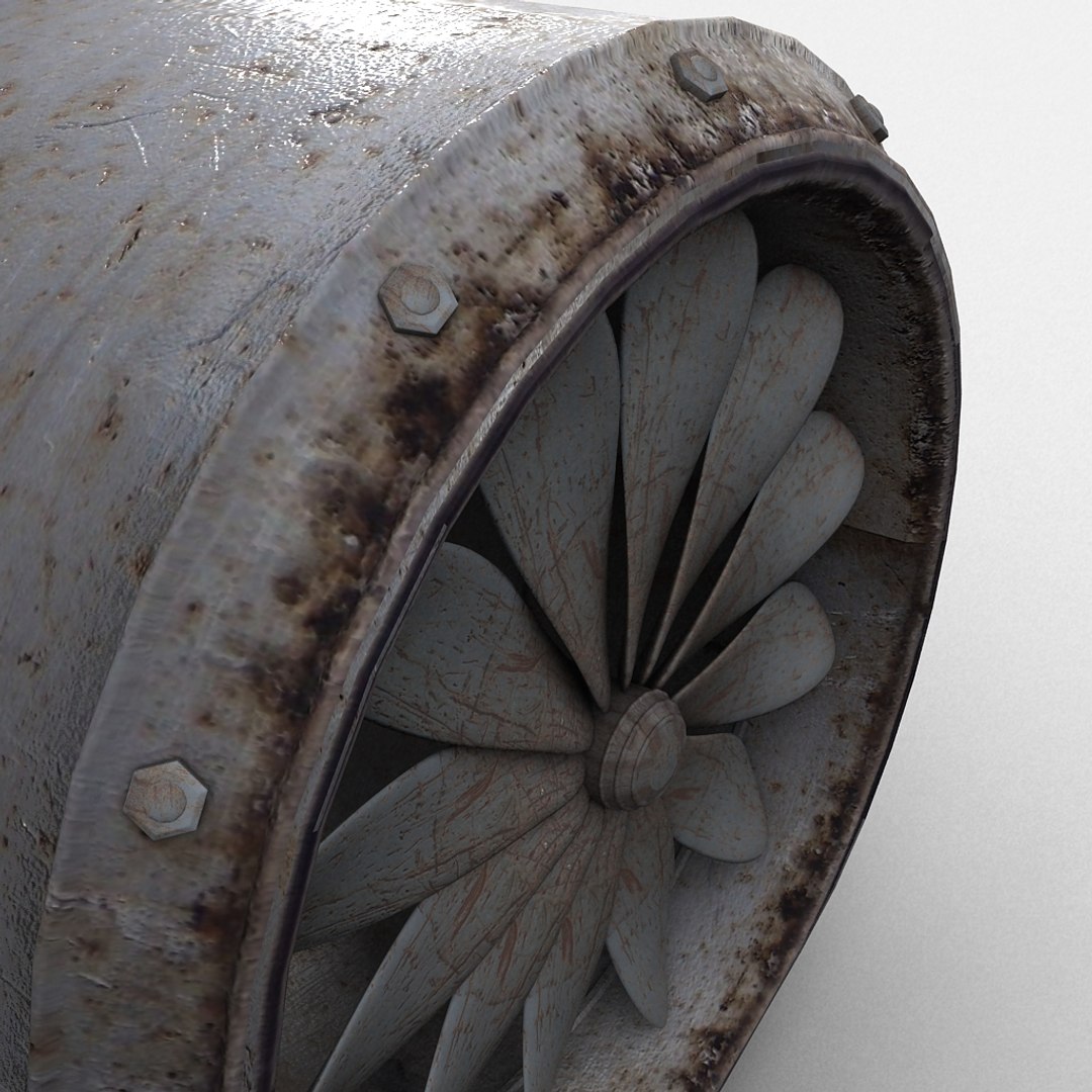 3d Model Turbine Fan
