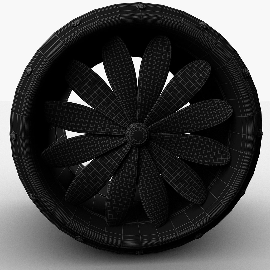 3d Model Turbine Fan