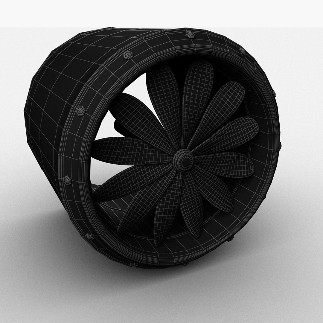 3d Model Turbine Fan