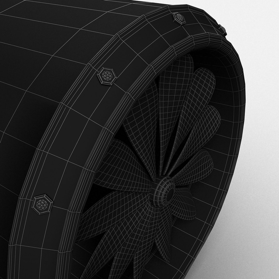 3d Model Turbine Fan