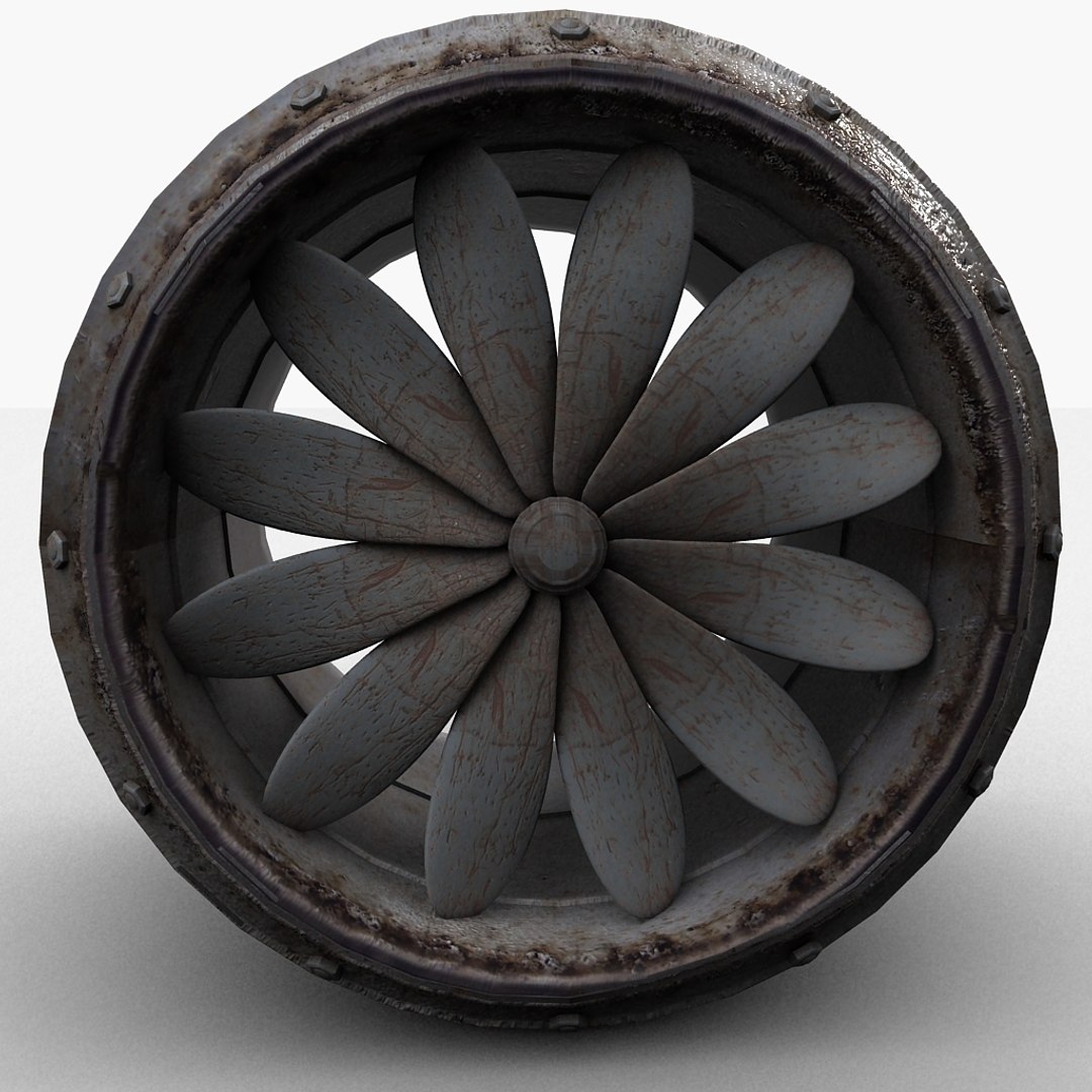 3d Model Turbine Fan