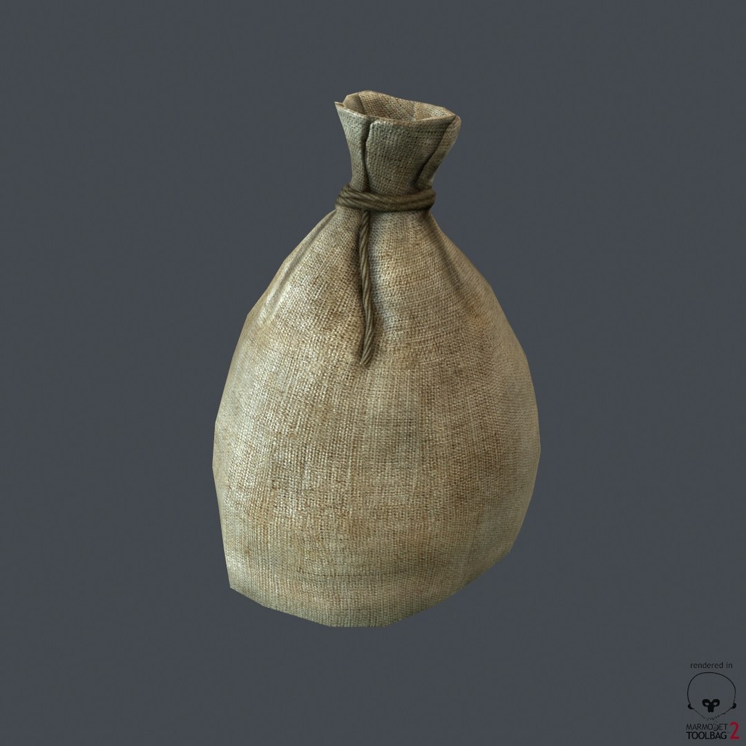 3ds max old canvas sack