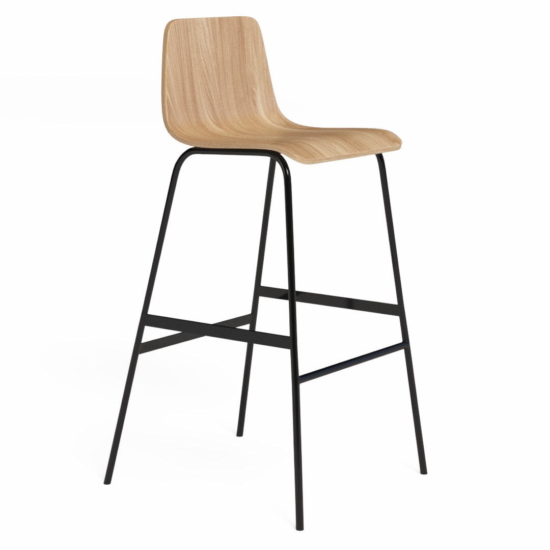 3D Lecture Bar Stool model - TurboSquid 1782634