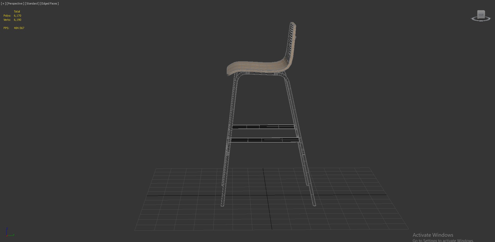 3D Lecture Bar Stool model - TurboSquid 1782634