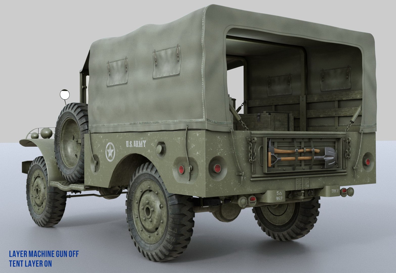 3D Dodge WC-51 - TurboSquid 1800680