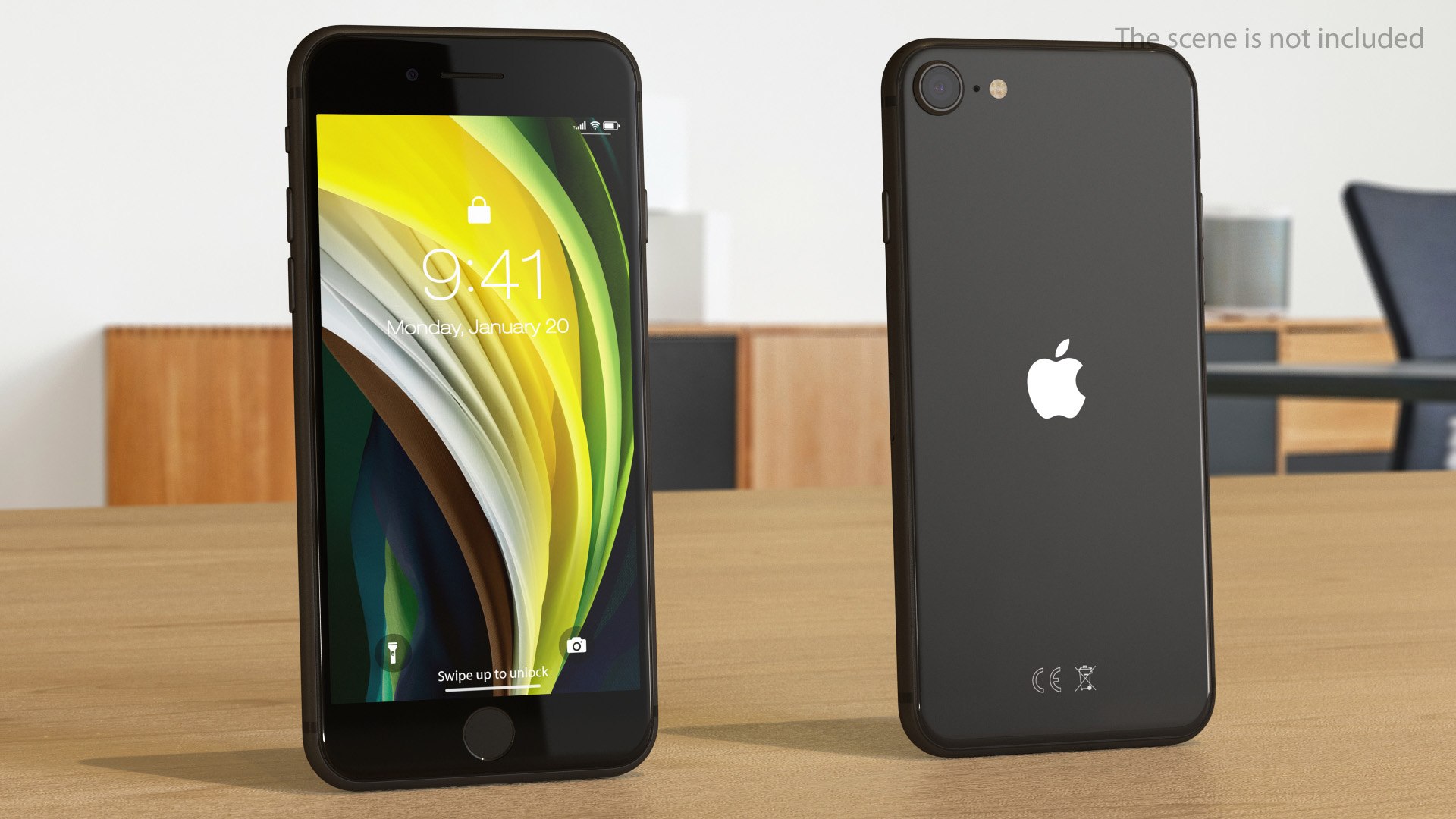 Iphone se 2020 black 3D model - TurboSquid 1583728