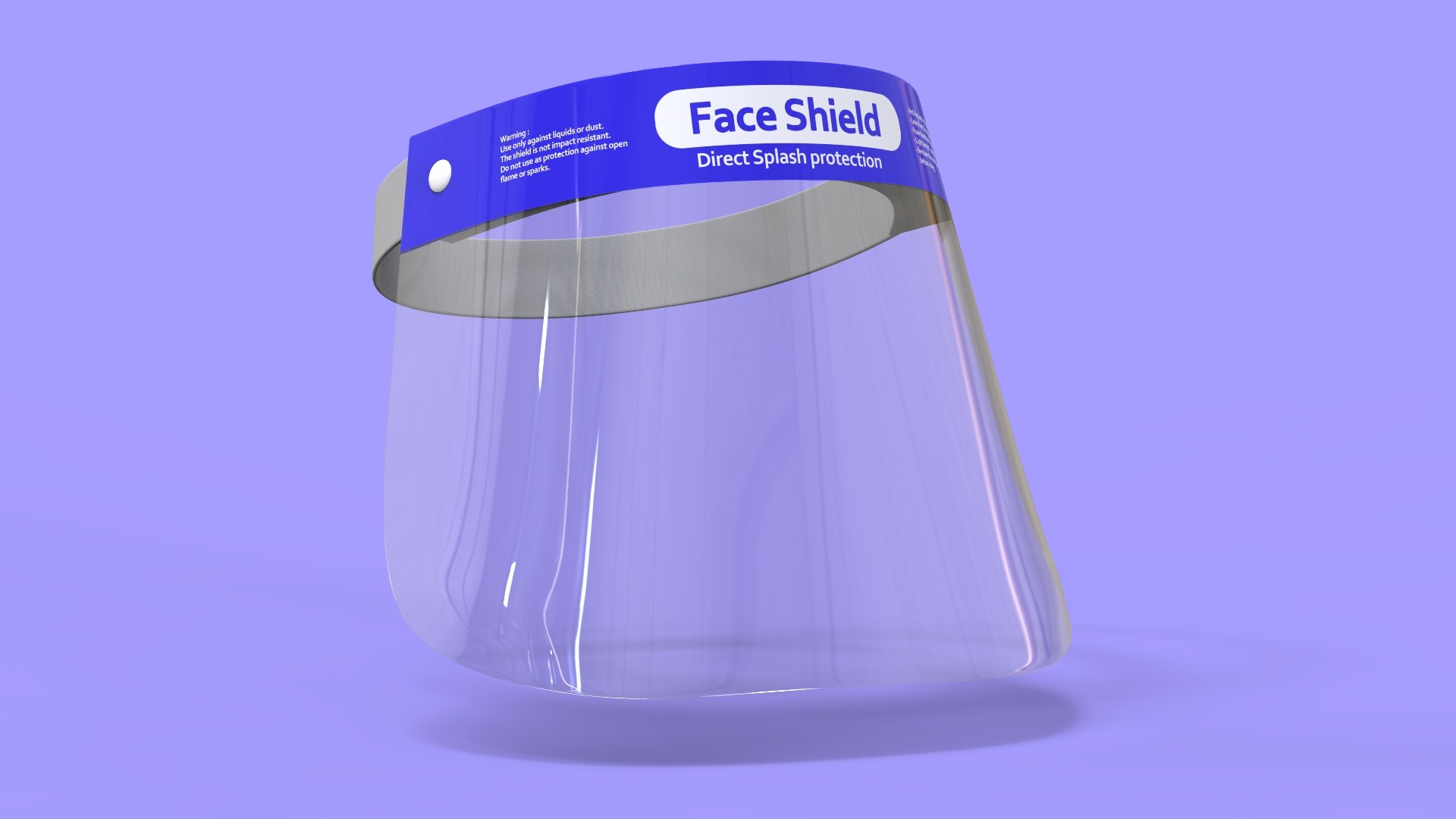 3D Face Shield Protection - TurboSquid 1554071