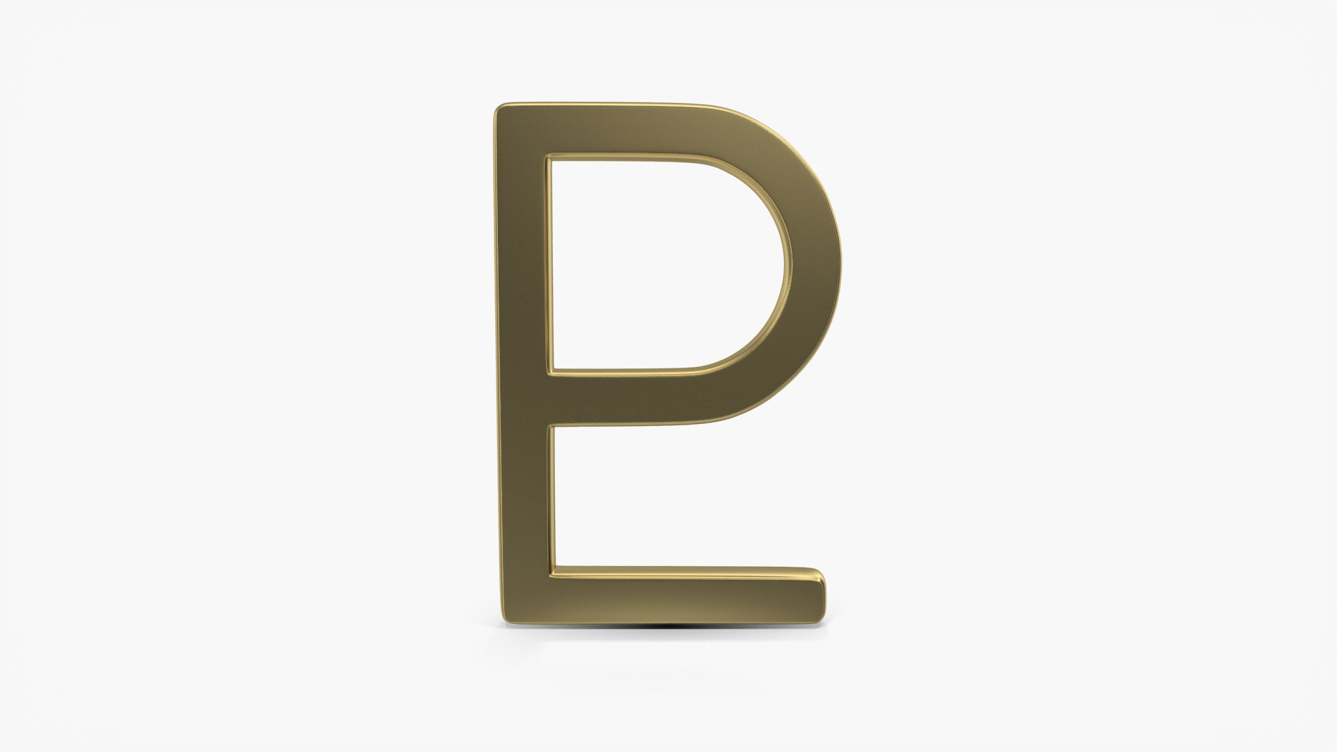 Pluto Astrological Symbol Gold Model - TurboSquid 2059670