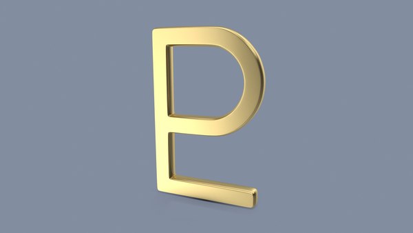 modelo 3d Pluto Astrological Symbol Gold - TurboSquid 2059670