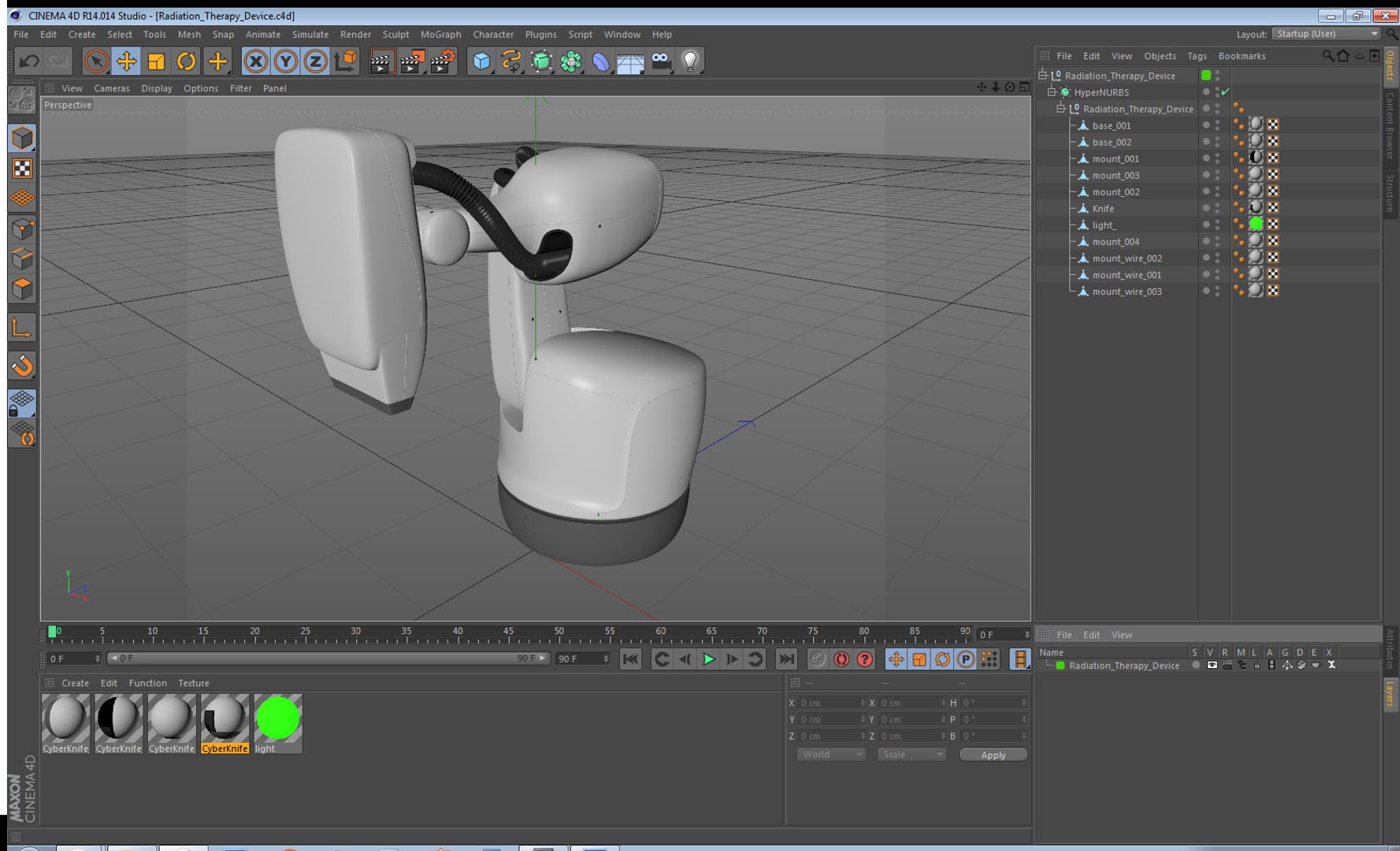 3D radiation therapy device model - TurboSquid 1394341